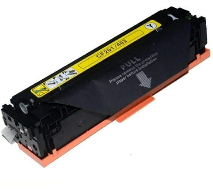 hp HP 201A Yellow Compatible Yield Toner Cartridge CF402A-OEMIT Yellow ...