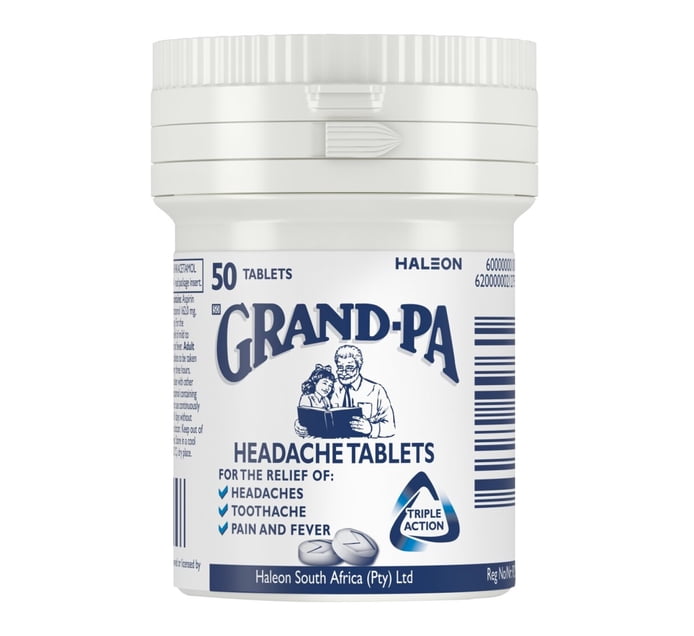 Buy Grand-pa Headache Tablets (6 x 50's) in Bulk | Makro Business