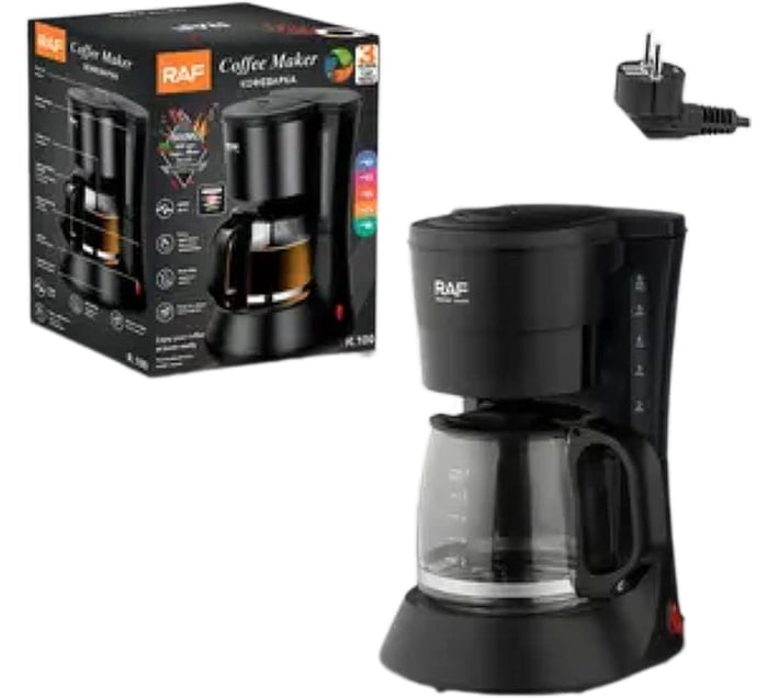Buy RAF Automatic Coffee Maker 4 Cup Coffee Machine (Black) in Bulk ...