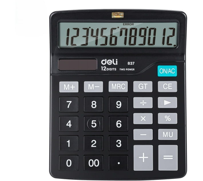 Buy Deli Desktop Basic Calculator (12 Digit) in Bulk | Makro Business