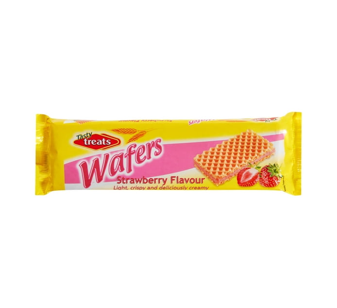 Tasty Treats Wafers Strawberry (24 x 100g) | Makro