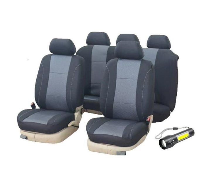 Someone’s in a Makro Auto Gear 9 Piece Woven Jacquard Grey Universal ...