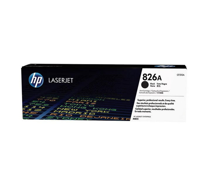 HP 826A Black Toner Cartridge 29,000 Pages Original CF310A Single-pack ...