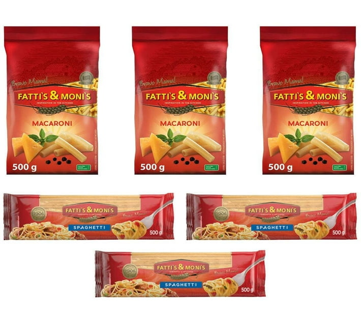 Fatti's and Moni's Instant Pasta Regular Pasta (Pack of 6, 3000 g) | Makro