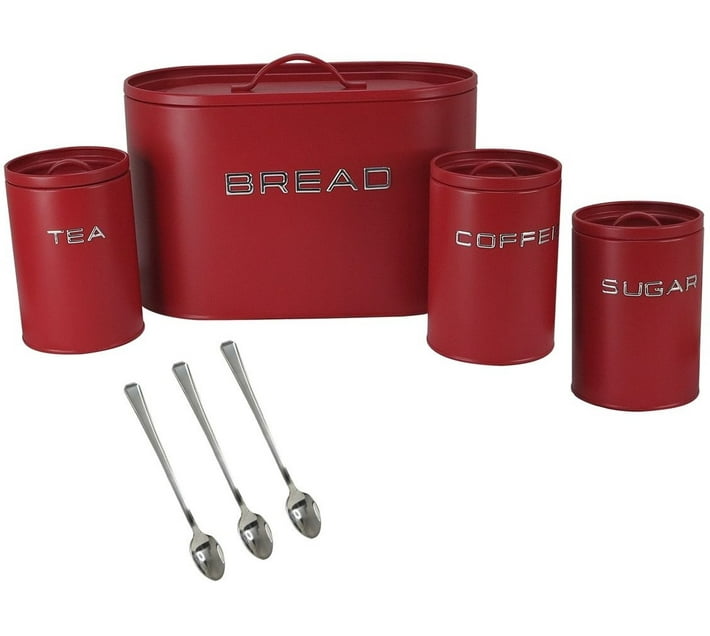 LMA 2 Loaf 3D Icon Bread Bin and Canisters with Long Stem Serving ...