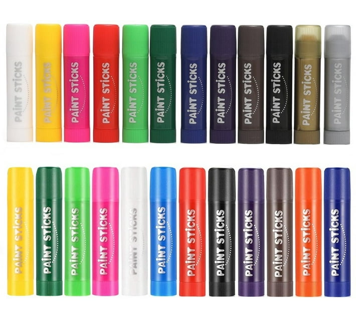 Umlozi Paint Sticks Poster Paint 24 Colours - Original & Metallic Sets ...