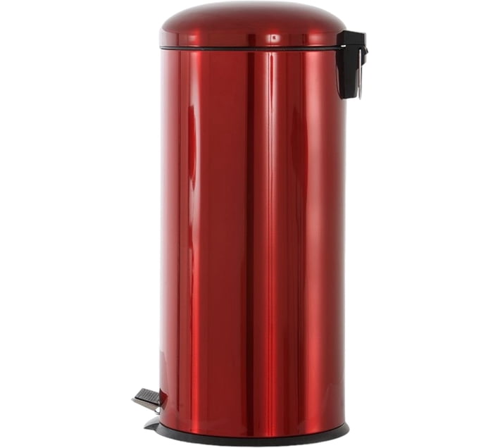 Crockery Centre 58708 Stainless Steel Dustbin (Red) | Makro