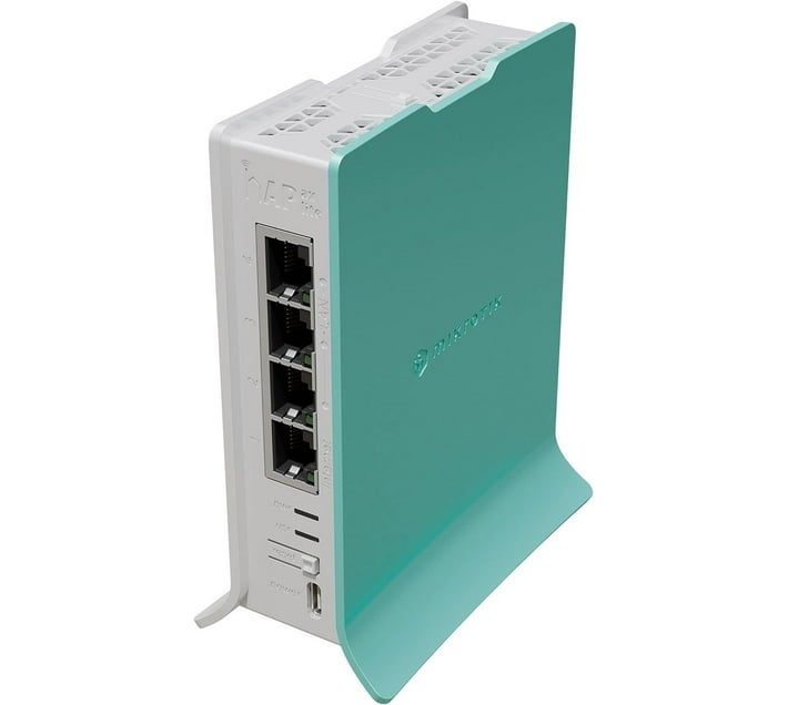 Mikrotik hAP Lite 300 Mbps Wireless Router (Grey, Green, Dual Band) | Makro