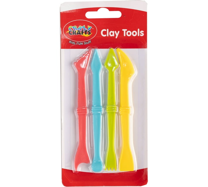 Crazy Crafts Crazy Clay Tools Clay Art & Moulding Art and Craft Kit ...