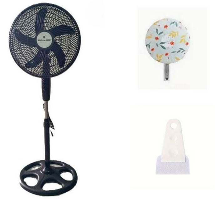 Digimark 16" Adjustable Pedestal Fans - Including Dust & Child Proof ...