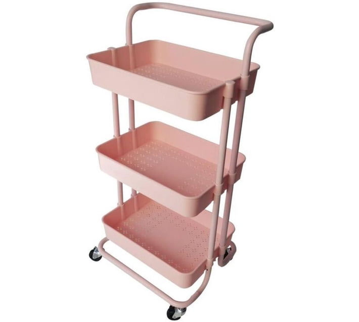 gloryhome 60016 Stainless Steel Kitchen Trolley (Pre-assembled) | Makro