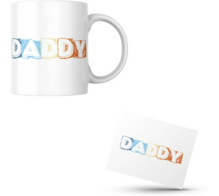 One Stop Gift Shop Daddy Coffee Cup and Coater Set Ceramic Coffee Mug ...