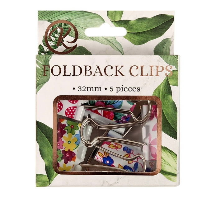 Kenzel 32 mm Foldback Clips 5-Pack Assorted brights | Makro