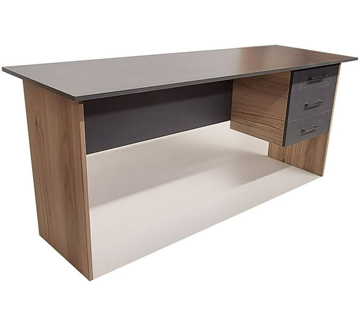 Flatpack DIY London 3 Drawer Desk 180cm Engineered Wood Office Table ...