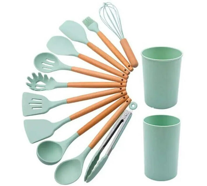 Perfect Dealz 11 Piece Silicone Kitchen Utensil Set Silicone Whisk ...