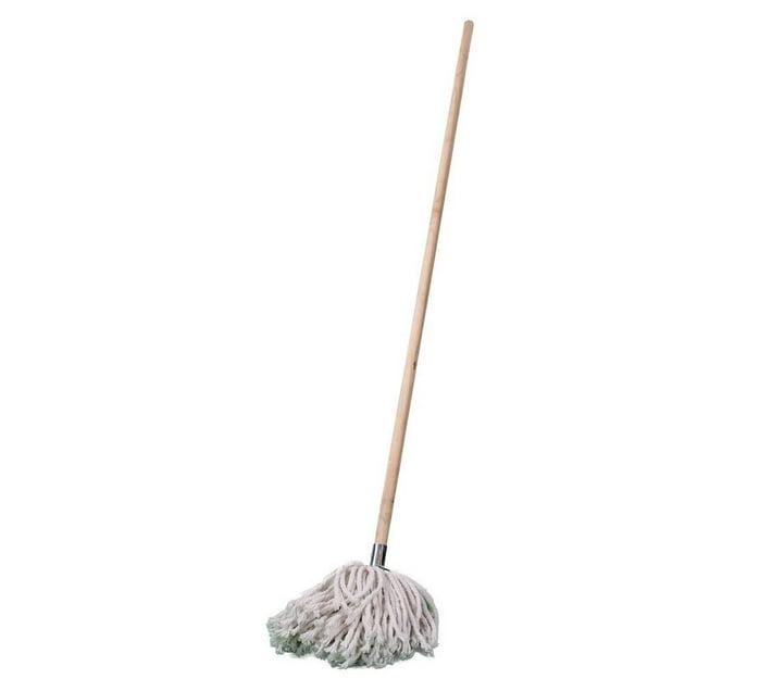 Someone’s in a Makro Academy Wet Mop With Wooden Handle - 365g Mood