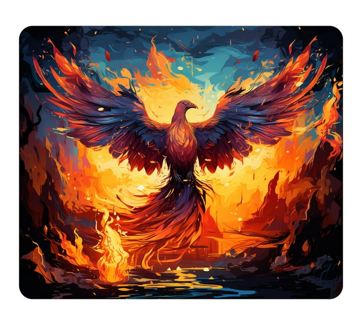 Someone’s in a Makro Mouse Pad - Peculiar Phoenix Pixel art phoenix ...