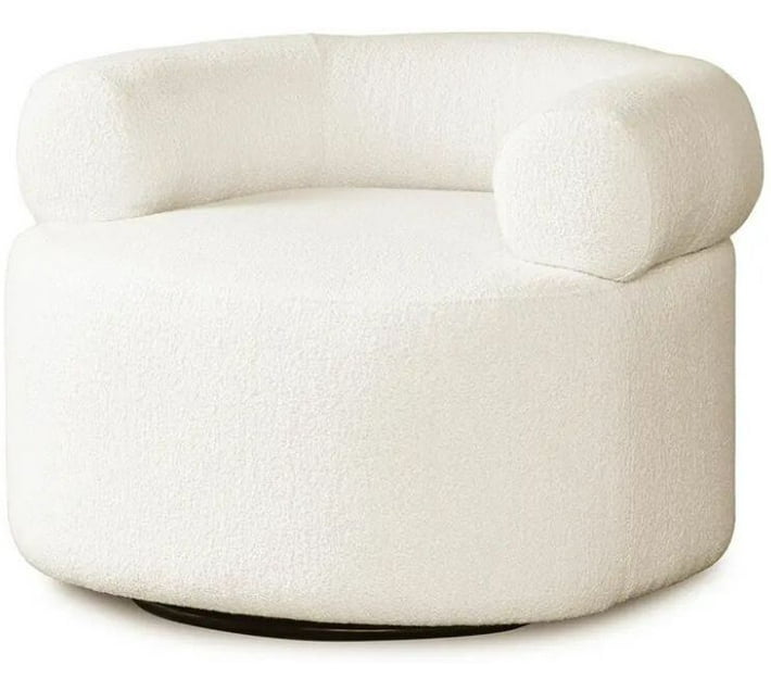 Comfy Home Furnitures Swivel Accent Chair Fabric Living Room Chair ...