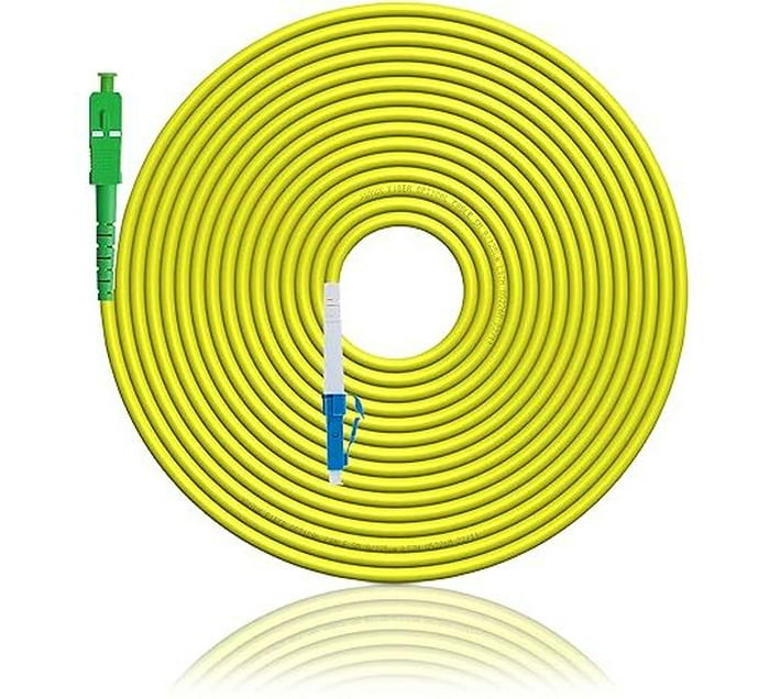 PressPlay Tech 6 m SC/APC – LC/UPC Simplex Single Mode Fiber Optic ...