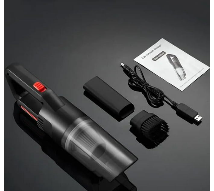 Generic Handheld Vacuum Cleaner Car Vacuum Cleaner (Clear, Black) | Makro