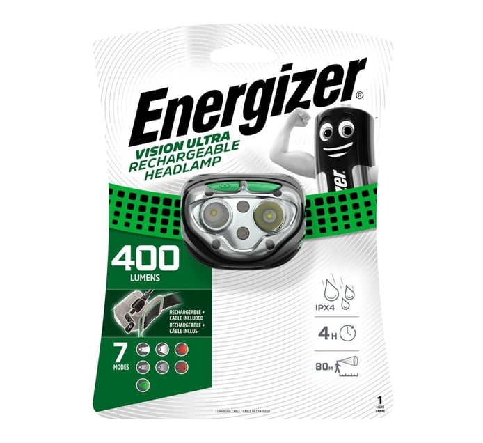 Someone’s in a Makro Energizer 400 lumen Vision Ultra ...