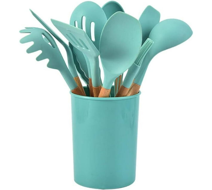 gloryhome silicon spoon Plastic Salad Spoon (Pack of 1) | Makro