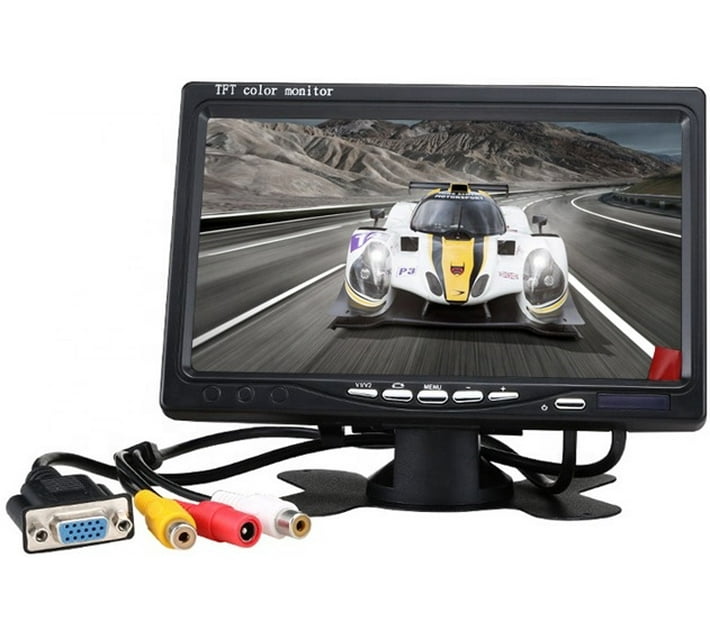 Just Simplified 7 inch VGA AHVA Panel Home and Office Monitor (7″ LCD ...