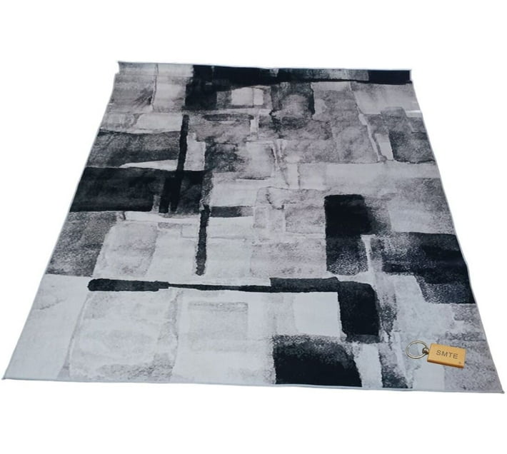 SMTE Grey Blended Area Rug (150 cm, X 200 cm, Rectangle) | Makro