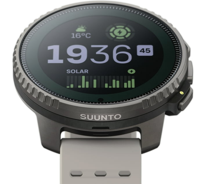 Suunto Vertical Titanium - Solar Sand Smartwatch (Grey Strap, 49mm) | Makro
