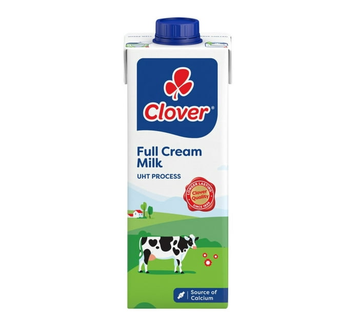 Buy Clover UHT Full Cream Long Life Milk 1L in Bulk | Makro Business