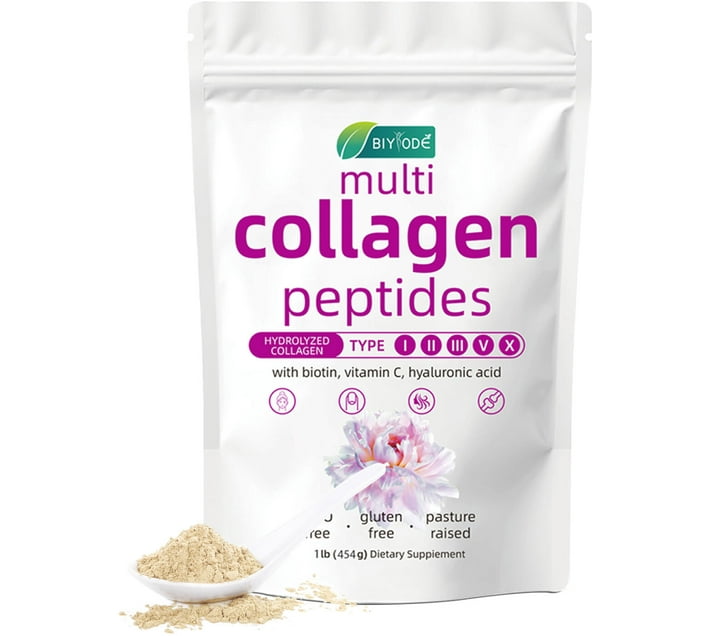 Buy BIYODE ,Hydrolyzed Collagen Peptides with Biotin, Vitamin C, and ...
