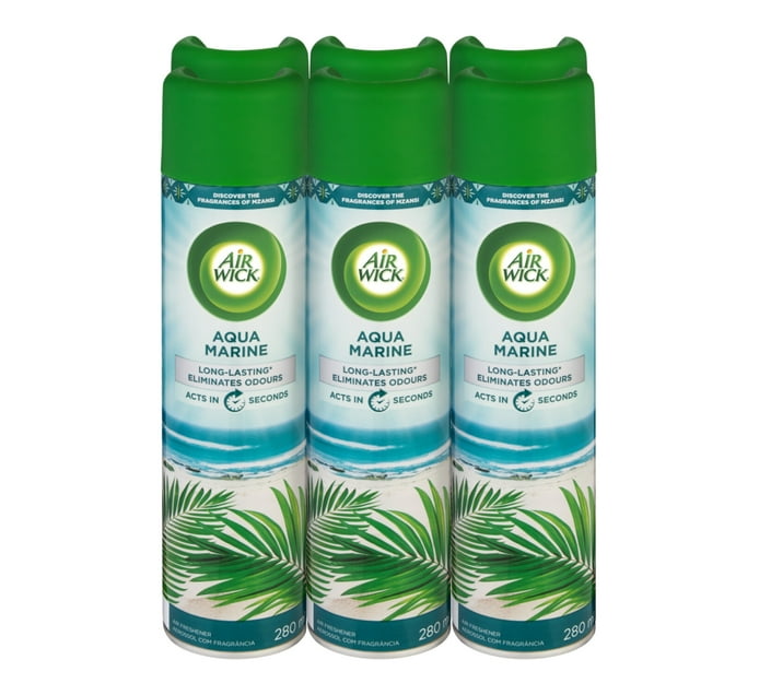 Buy Airwick Air Freshner Aqua Marine (6 x 280ml) in Bulk | Makro Business