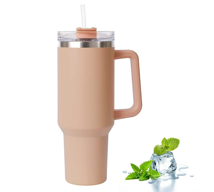 Someone’s in a Makro INSULATED TRAVEL FLASK 40oz/1200ml - Light Brown Mood