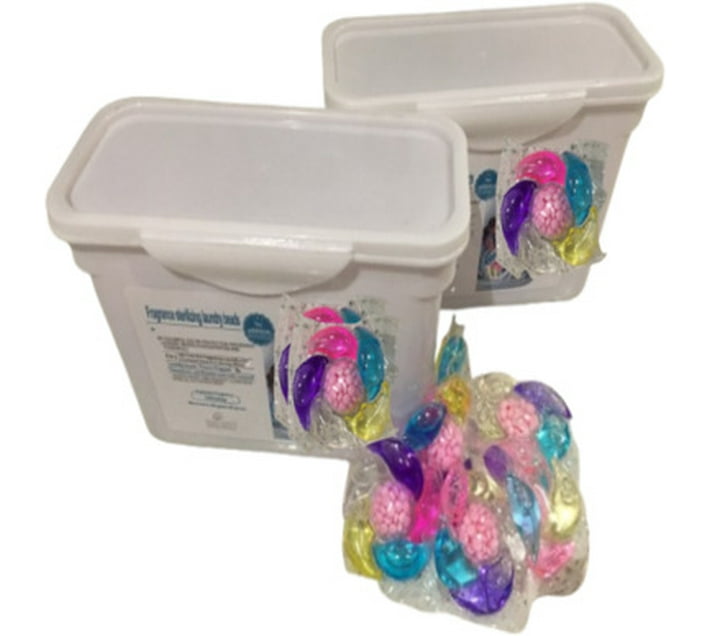 LONDZ 48 Piece Laundry Fragrance Beads Regular Detergent Pod (48 Pods ...