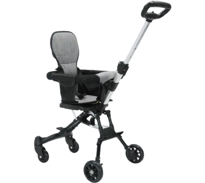 Ashcomonline 2 In 1 Stroller With Awning Stroller Pram (2, Black, Grey ...