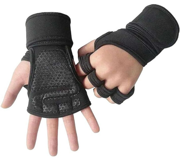 HOME GYM Support Grip and Breathable Gym Glove Design Used for Weight ...