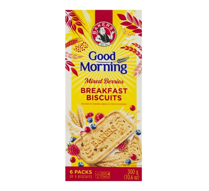Bakers Good Morning Biscuits Mixed Berries (300g) | Makro
