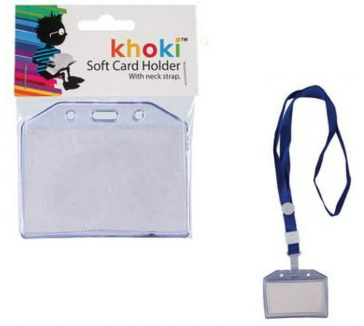 Buy Khoki Soft Lanyard Card Holder (1, White) in Bulk | Makro Business