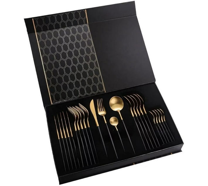 Danny Home Empty Cutlery Box Case (Black Holds 24 Piece) | Makro