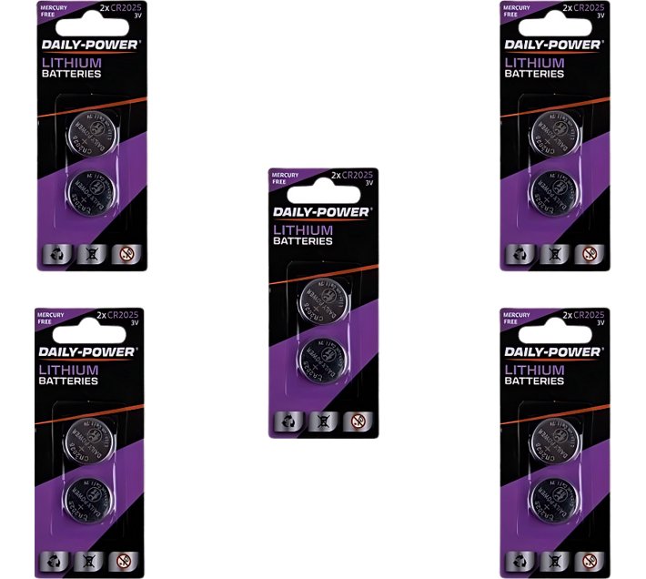 AZ Décor Batteries Lithium Cr-2025(3V) / L12-2Pce Alkaline Battery ...