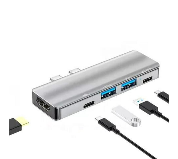 Someone’s in a Makro 6 in 1 port usb type c macbook docking station for ...