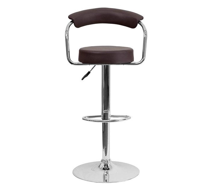 Someone’s in a Makro Bar Stool with Arms and Chrome Base Mood