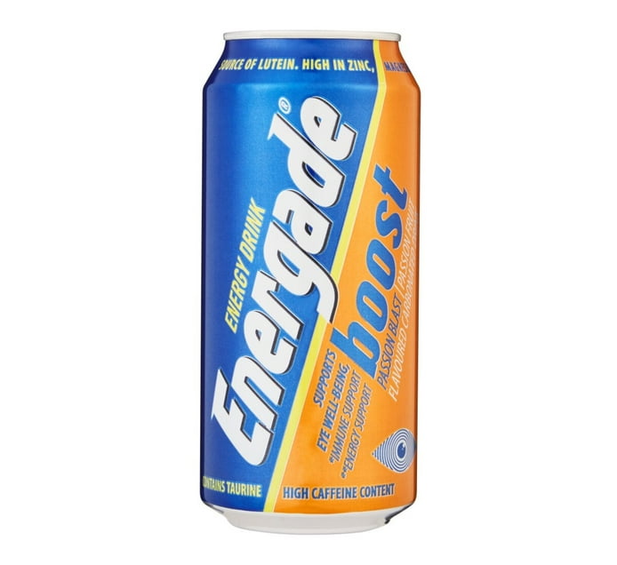 Someone’s in a Makro Energade 440ml Carbonated Energy Drink Mood