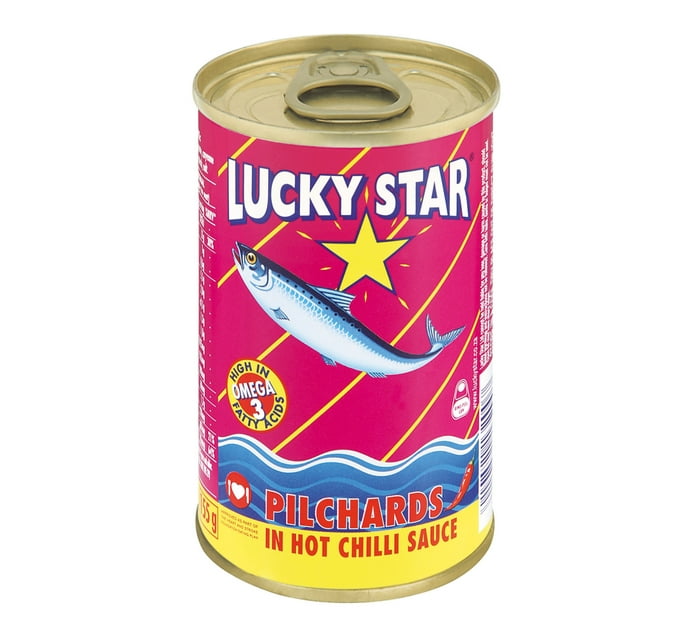 Someone’s in a Makro Lucky Star Pilchards in Chilli Sauce (1 x 155g) Mood
