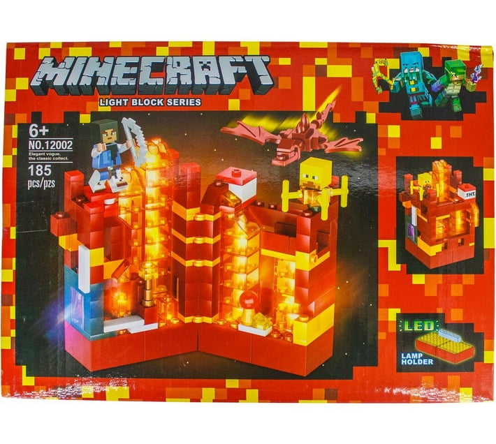 Minecraft - Light Block Series 185 -Pieces Minecraft Characters (Red ...
