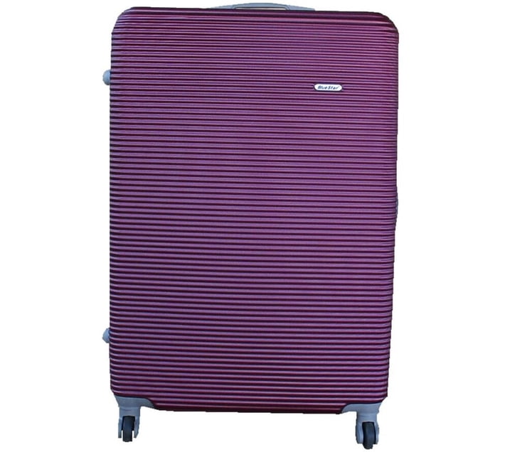 SMTE 1 Piece Hard Outer Shell Luggage 23" - Dark Purple Check-in ...