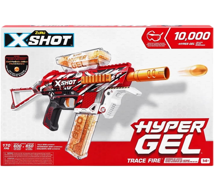 Zuru XSHOT HYP GEL TRACE FIRE MED BLASTER Beach Toys & Play Sets ...