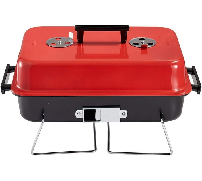 Portable Briefcase Style Folding Braai Stand ZAR64 Charcoal Grill ...
