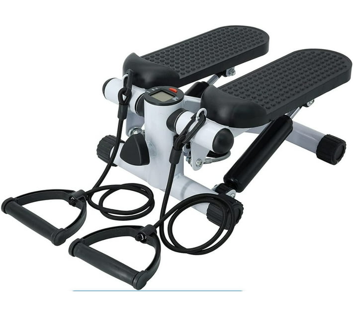 Buy Fitness Exercise Stepper Bike with Resistance Bands Mini Exerciser ...