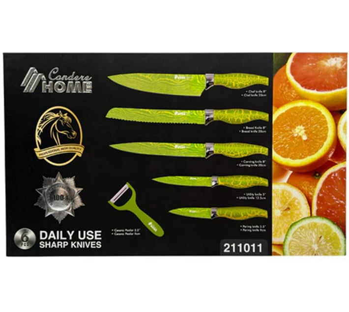 condere 6 Piece Stainless Steel Multipurpose Kinfe set () | Makro